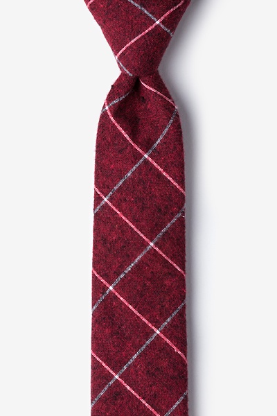 Red Cotton Phoenix Skinny Tie | Ties.com