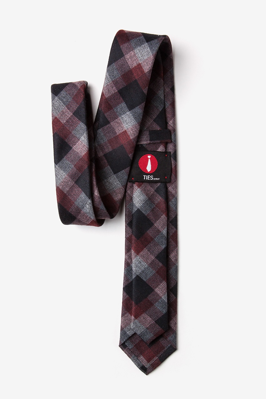 Red Cotton Richland Skinny Tie | Ties.com