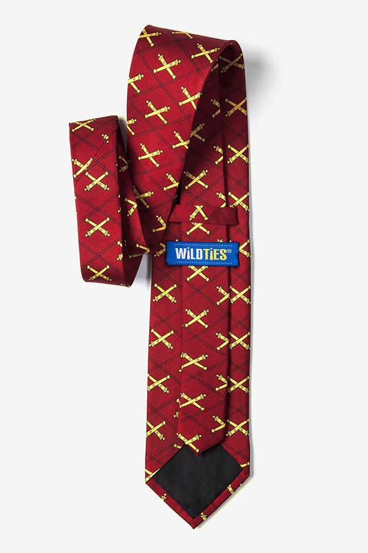 Red Silk Artillery Tie | Ties.com