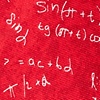 Navy Blue Microfiber Math Equations Tie | Ties.com