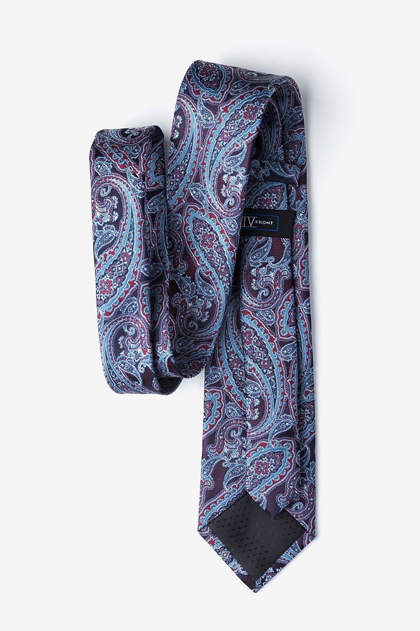 Red Microfiber Washable Curly Tie | Ties.com