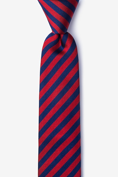 Red Silk Glyde Skinny Tie | Ties.com