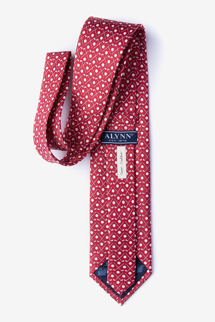 Red Silk Goin' Clubbin' Tie | Ties.com