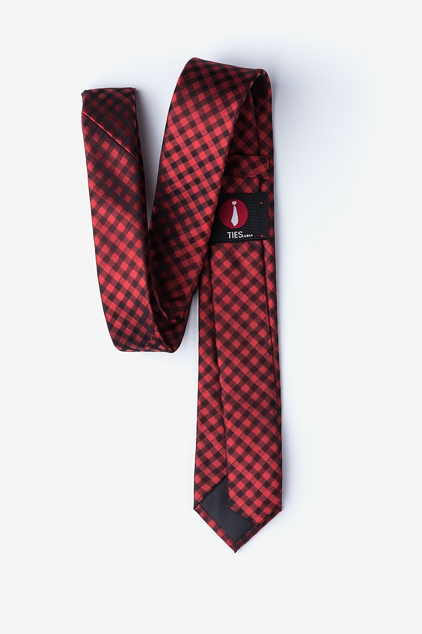 Red Silk Isabela Skinny Tie | Ties.com