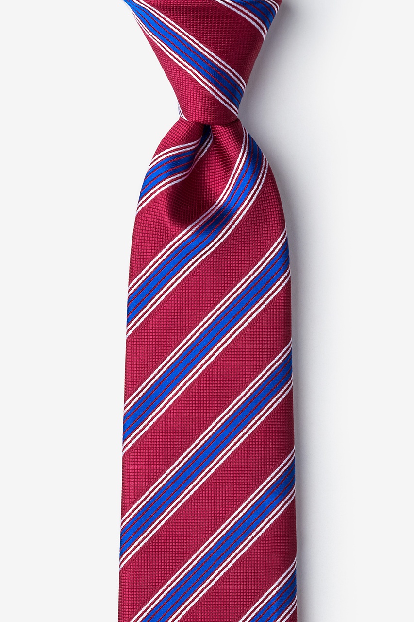 Red Silk Melville Extra Long Tie | Ties.com