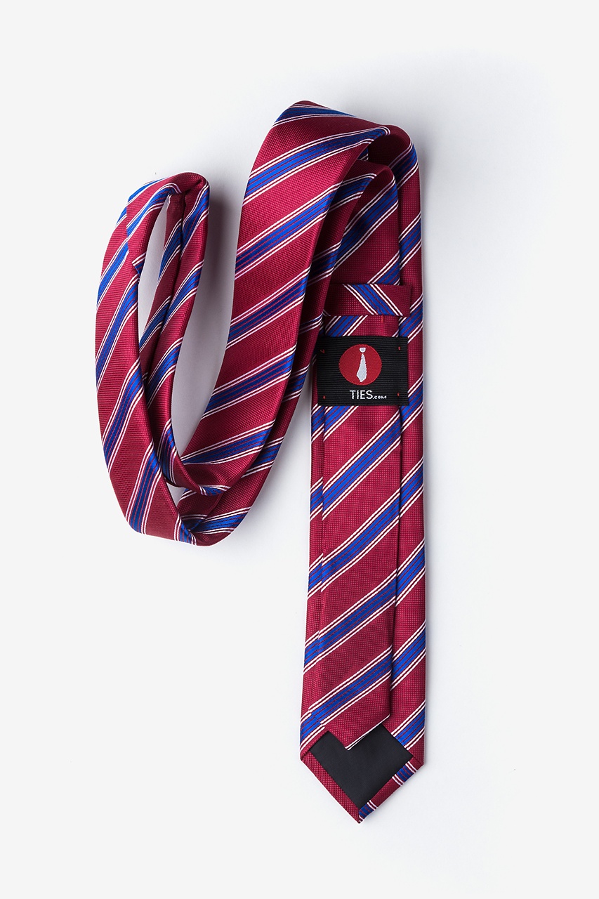 Red Silk Melville Skinny Tie | Ties.com