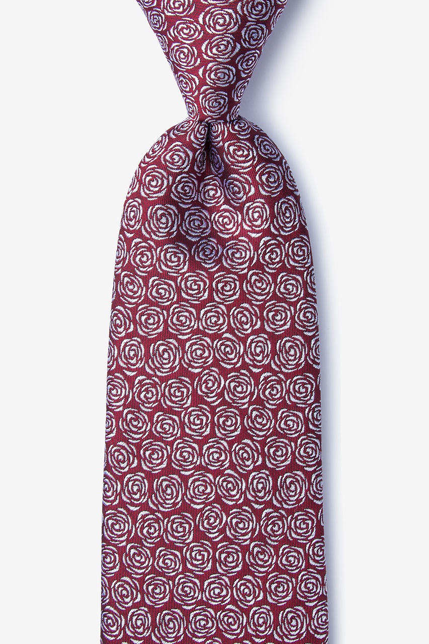 Red Silk Rainy Tie | Ties.com