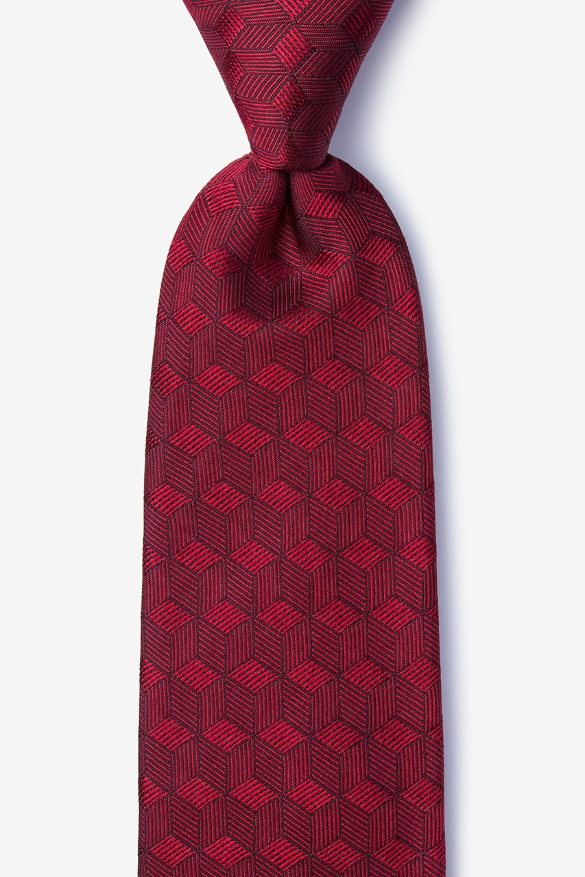 Red Silk Salt Tie | Ties.com
