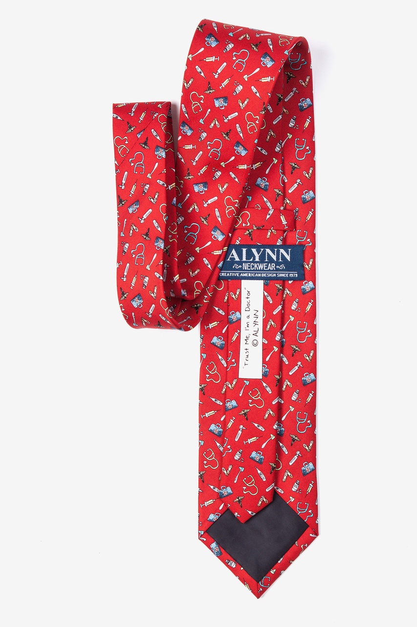 Red Doctor Silk Tie | Occupation Neckties | Ties.com