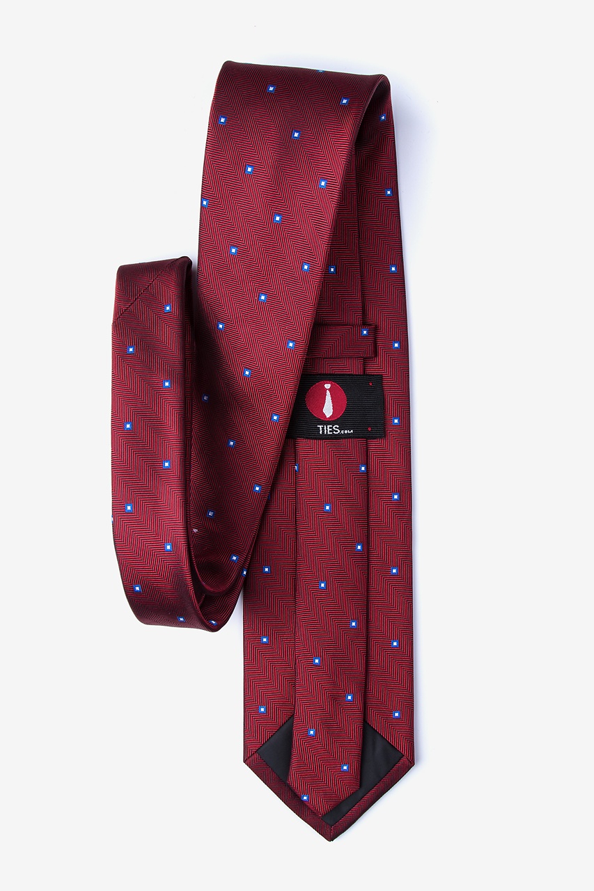 Red Silk Wooley Extra Long Tie | Ties.com