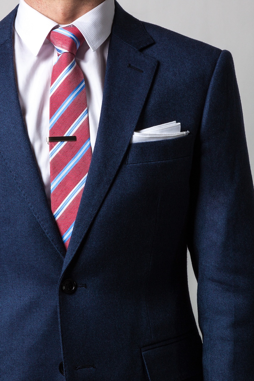 Red Silk Yale Skinny Tie | Ties.com