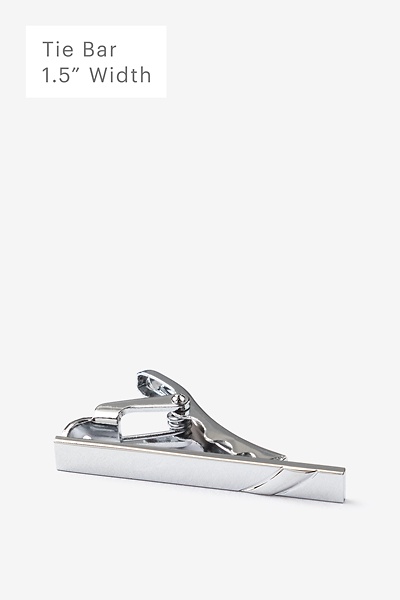 Silver Metal Bucky Tie Bar | Ties.com