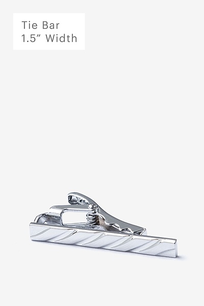 Silver Metal Huckleberry Tie Bar | Ties.com