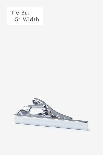 Silver Metal Moby Tie Bar | Ties.com