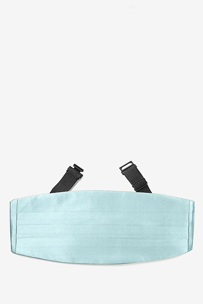 Sky Blue Silk Sky Blue Cummerbund | Ties.com