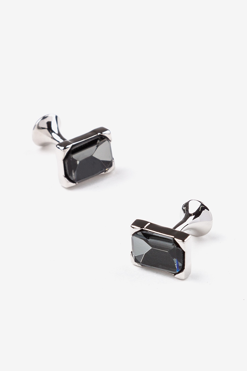 Smoke Metal Smoke Gem Cufflinks | Ties.com