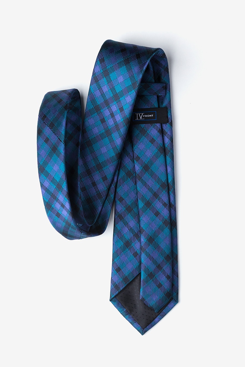 Teal Microfiber Washable Moe Tie | Ties.com