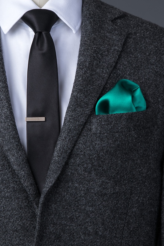 Teal Silk 16" Pocket Square | Ties.com