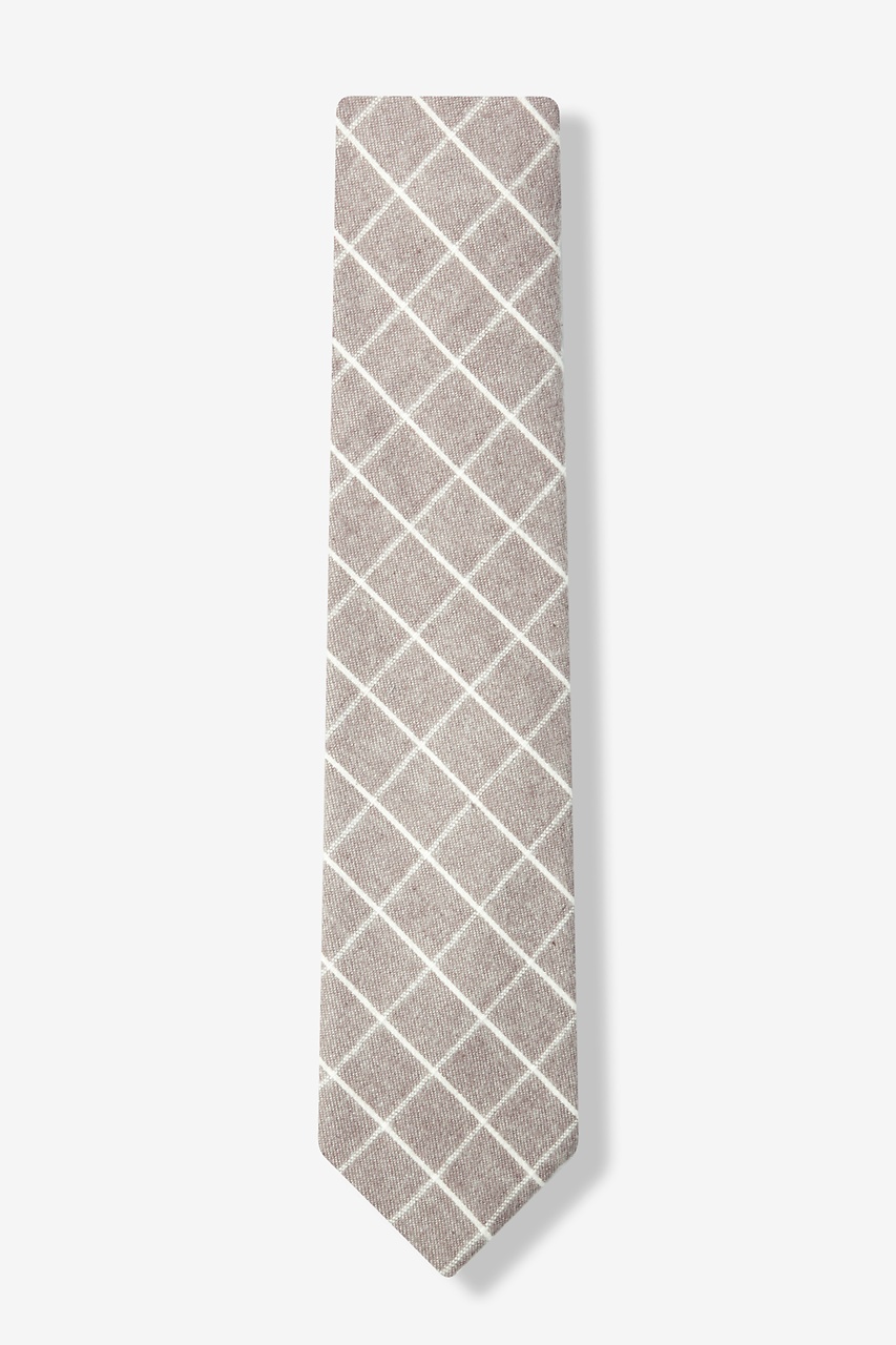 Twig Cotton Philip Check Skinny Tie | Ties.com