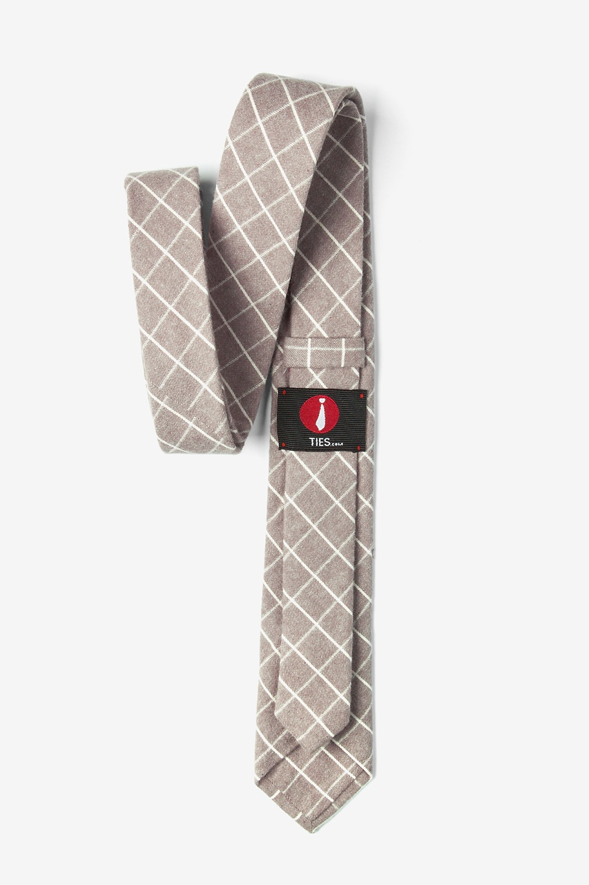 Twig Cotton Philip Check Skinny Tie | Ties.com