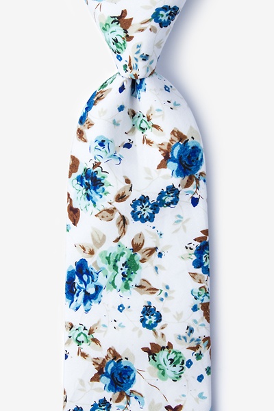 White Cotton Core Tie | Ties.com