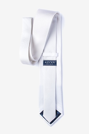 Men's Solid White Neckties | Ties.com