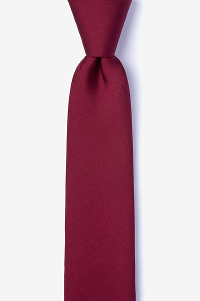Wine Silk Wine Skinny Tie | Ties.com