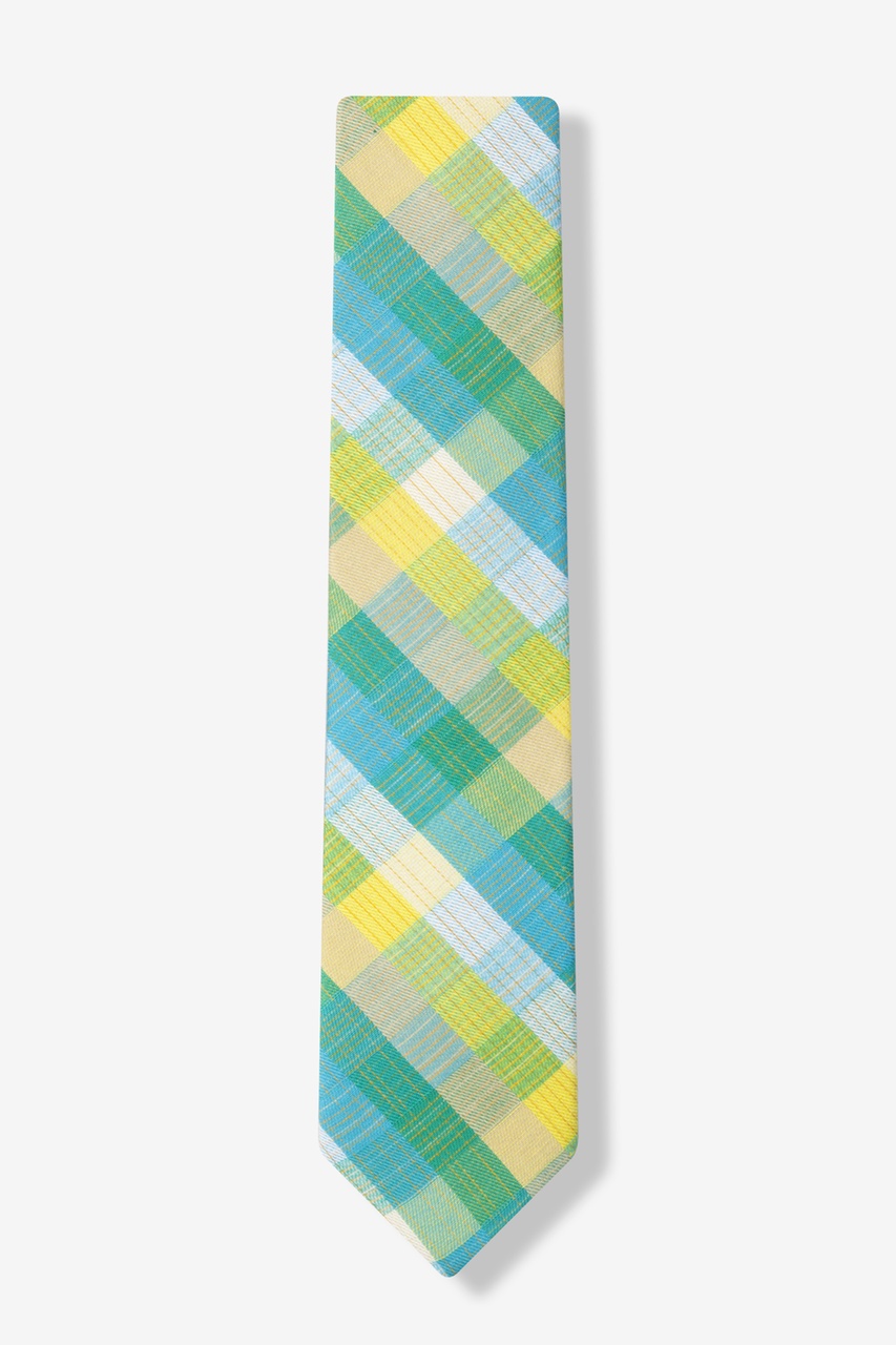 Yellow Cotton Hathaway Skinny Tie | Ties.com