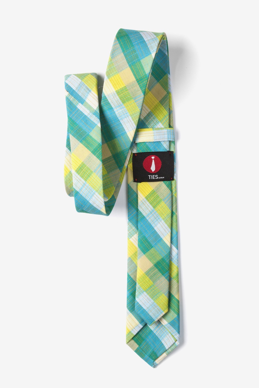Yellow Cotton Hathaway Skinny Tie | Ties.com