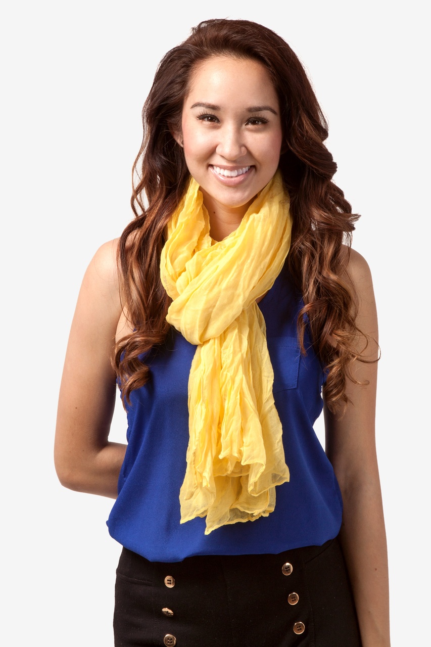 Yellow Morgan Scarf | Fashion Scarves | Scarves.com