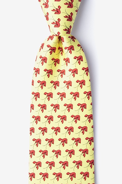 Yellow Silk That Fish Cray Tie | Ties.com